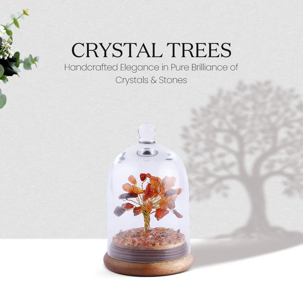 Handmade Crystal Gem Trees for Home & Office Decor - Handicrafts Home