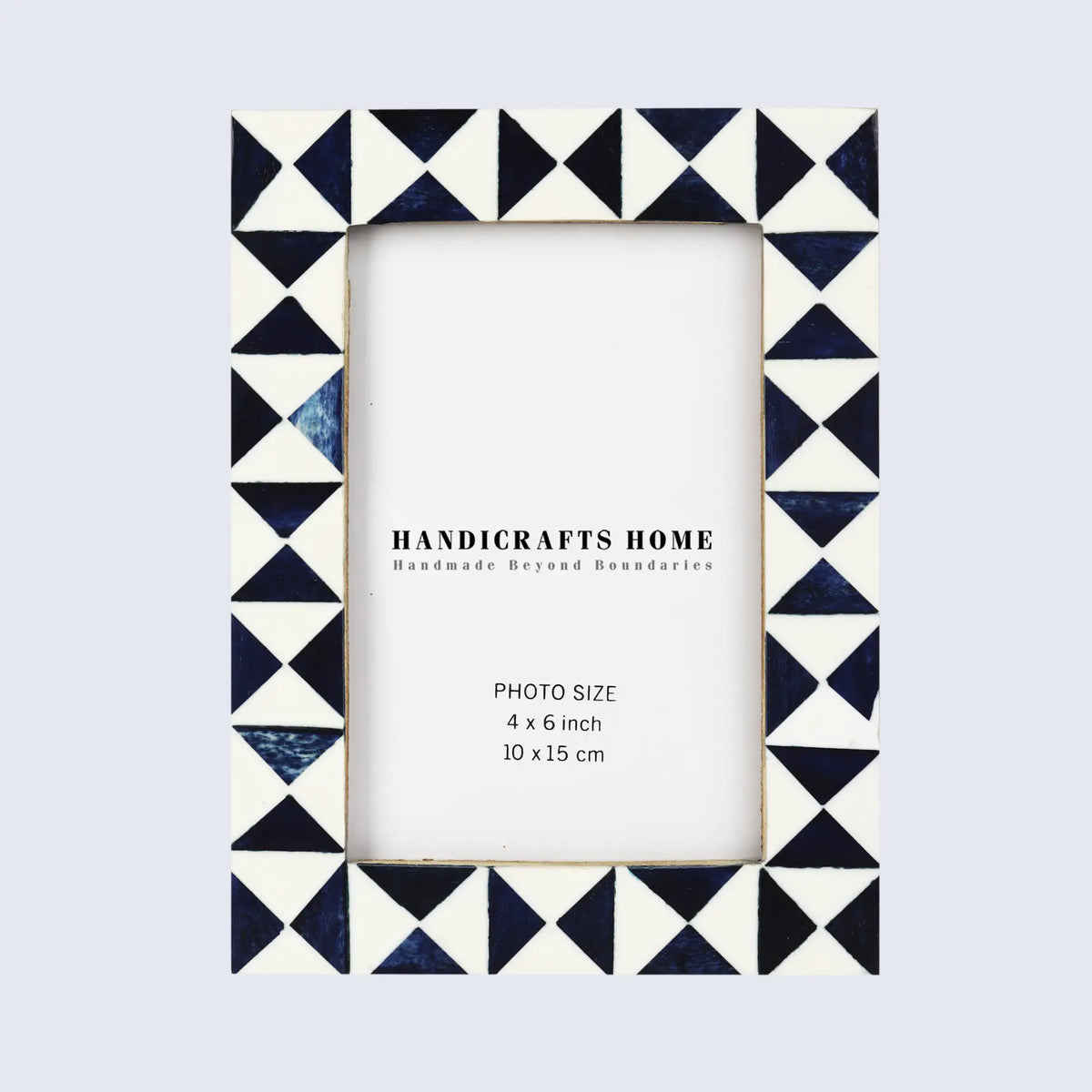 Photo Frame Indigo Blue & White 4X6 Inch | Handicrafts Home