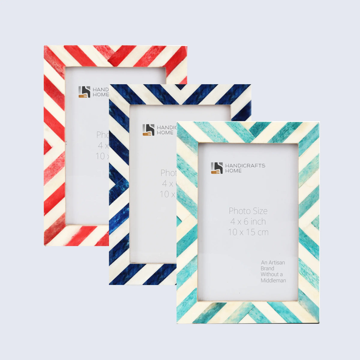 Vivid Collection Picture Frames Pack of 3 - 4x6 – Handicrafts Home